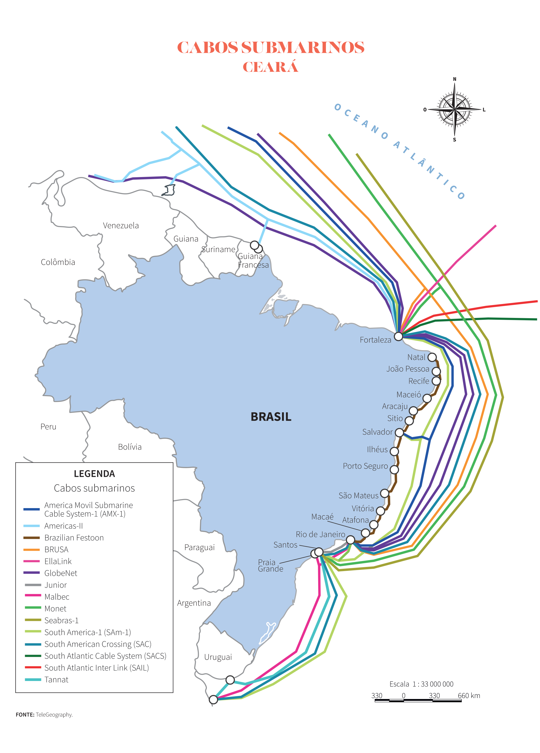 CABOS SUBMARINOS - Anuário do Ceará